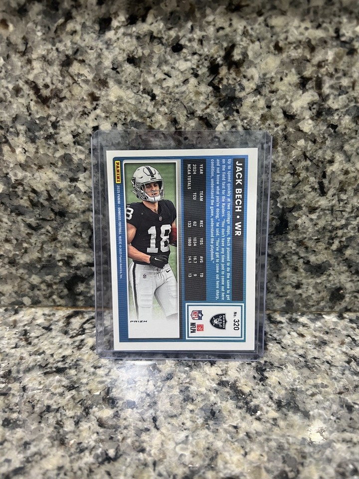 2025 Donruss Optic Preview Jack Bech Football Emoji SSP Rookie #320 ...
