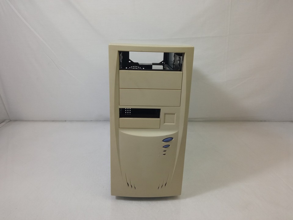 Vintage Beige ATX Sleeper Build Desktop PC Computer Case | eBay