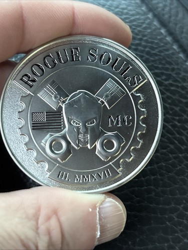 Rogue Souls MC Motorcycle Club III. MMXVII Hogsback Challenge Coin | eBay