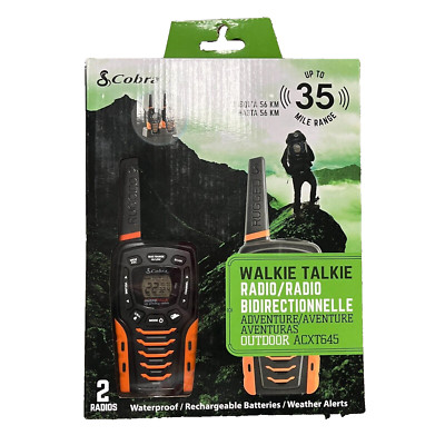 Cobra ACXT645 Waterproof Walkie Talkies - Rechargeable 22 Channels ...