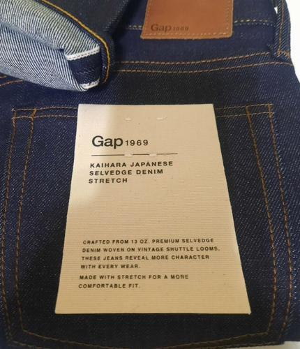 GAP 1969 Herren 30 30 Kaihara Japanese Selvedge Denim Stretch Skinny Jeans Neu Raw | eBay