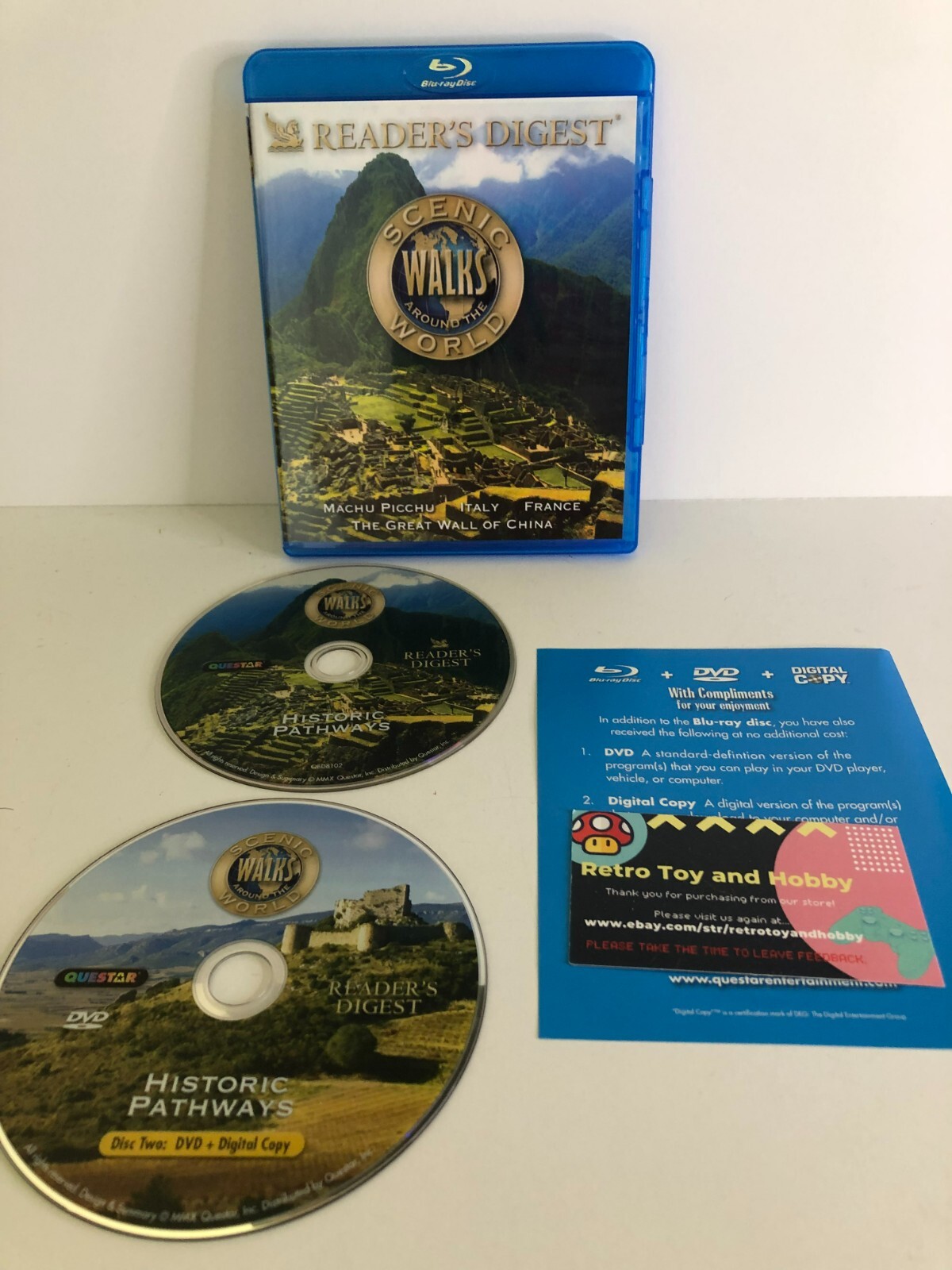 Scenic Walks Around the World Historic Pathways Blu Ray DVD Set ...
