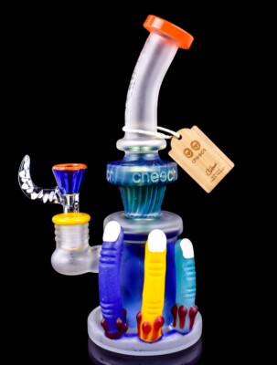 THICK 10" Cheech Glass ™ MONSTER Bong ALIEN Glass Water Pipe HOOKAH ...