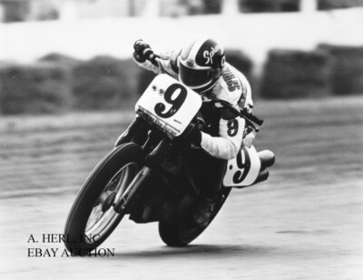 Harley-Davidson XR 750 & Jay Springsteen 1976 motorcycle racing photo ...