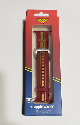NEW DC Comics Wonder Woman Apple Watch Band for All Series - Fits 42mm ...