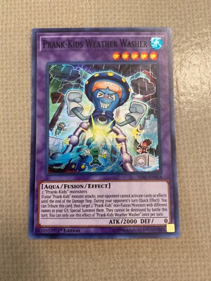 Yu-Gi-Oh! prank-kids weather washer mint super 1st ed HISU-EN018 | eBay