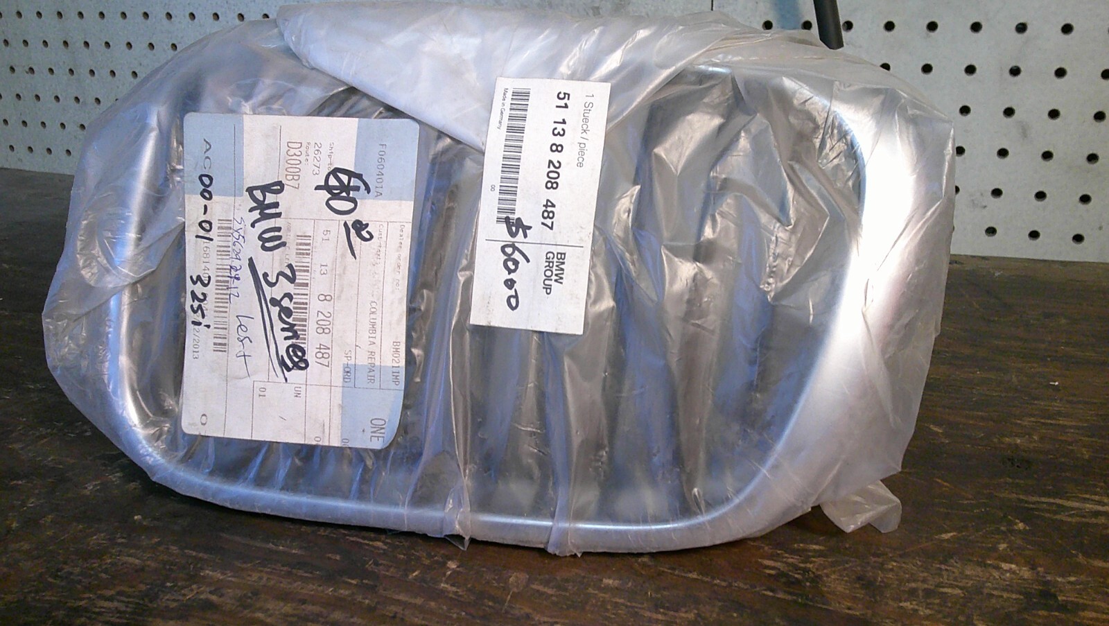 GENUINE BMW 3 SERIES 99-01 LH GRILLE DRIVER SIDE CHROME BLACK OEM ...