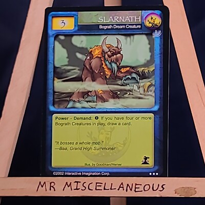 Magi Nation Duel - SLARNATH - Bograth Dream Creature - Nightmare's Dawn ...