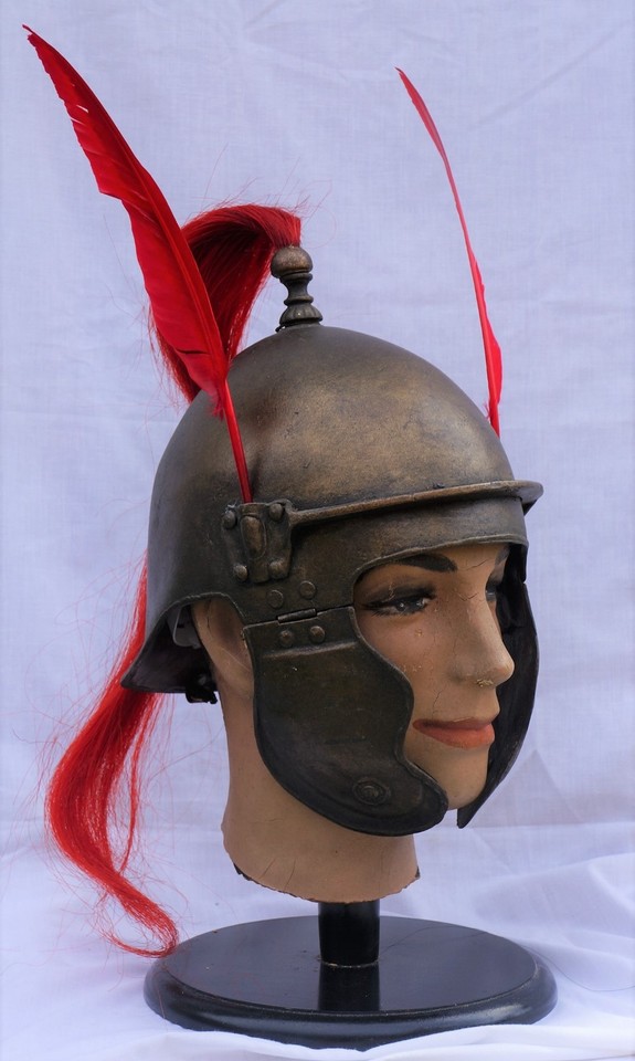ROME SPARTACUS ROMAN LEGION LEGIONNAIRE OPTIO HELMET SCREEN MOVIE PROP ...