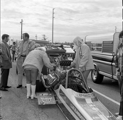 Winternationals Drag Racing - Pomona 1973 Motor Racing Old Photo 68 | eBay