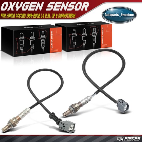 2x Upstream & Downstream O2 Oxygen Sensors for Honda Accord 1998-2002 ...