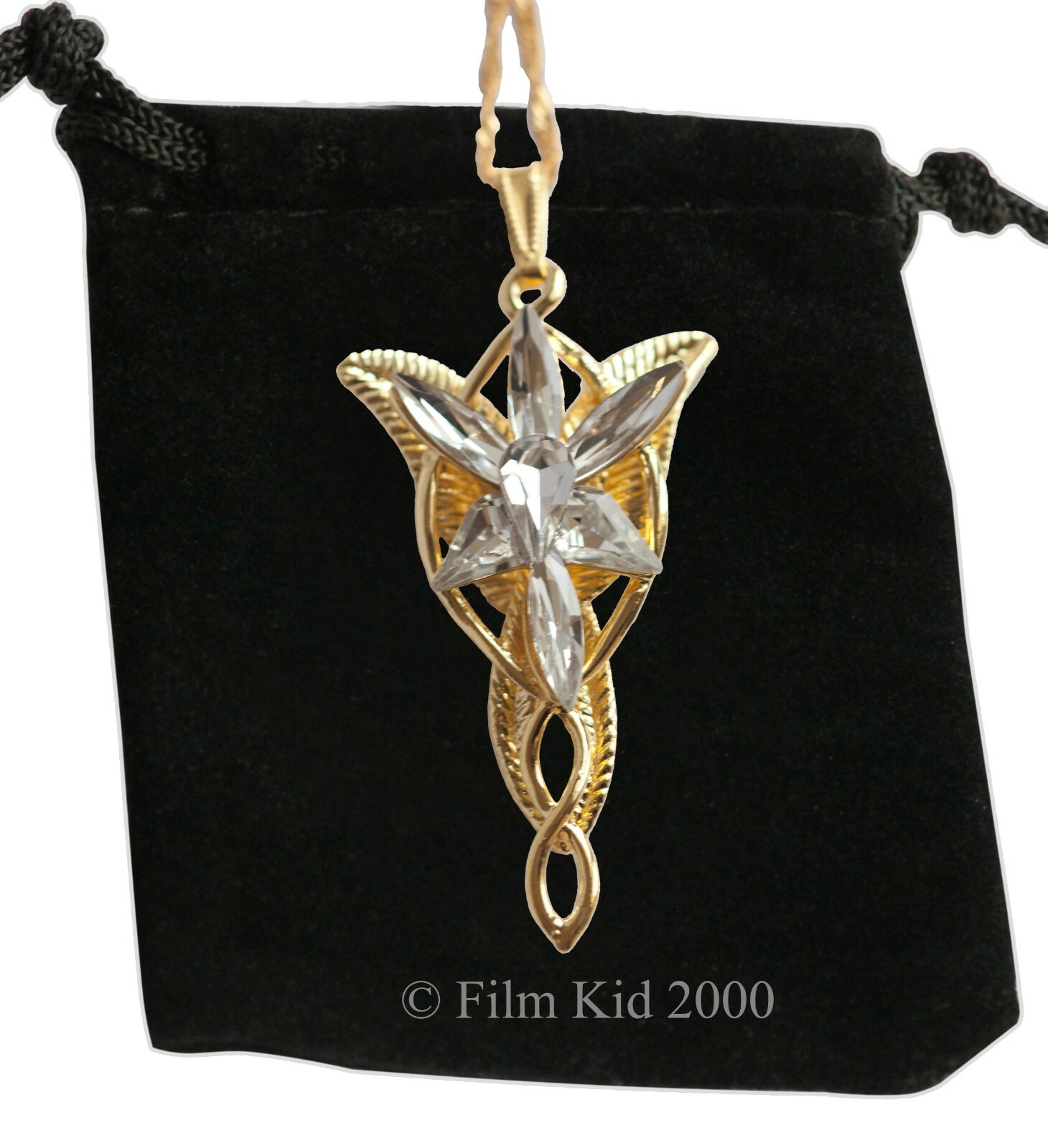 GOLD VEINS + Elven Leaf Brooch SET Pin Badge Hobbit LOTR Lord of The ...