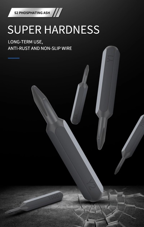 Y1 Y2 Y0 Y00 Y000 Triwing Screwdriver Bits micro Hex 4mm For iPhone XS ...