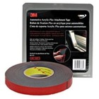 3m 06383 Automotive Acrylic Plus Attachment Tape, Black, 7/8" X 20 Yds ...