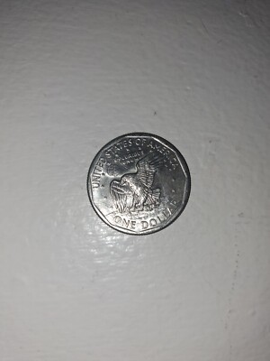 1980 D Susan B Anthony Liberty *One Dollar Coin* Circulated Wide Rim ...