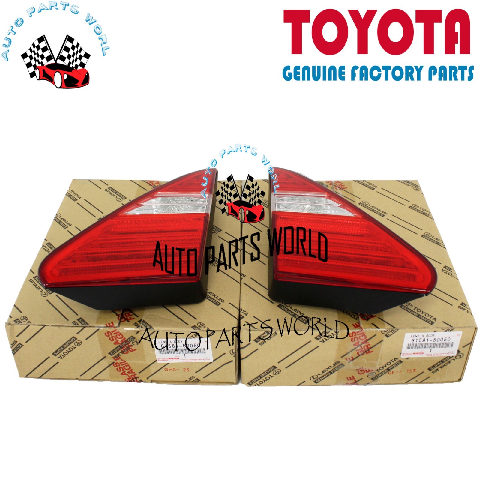 NEW GENUINE OEM LEXUS 04-06 LS430 RIGHT & LEFT INNER BACK TAIL LIGHT ...