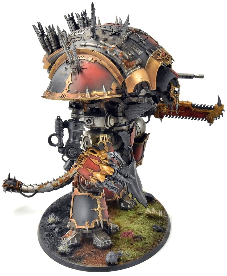 CHAOS KNIGHTS Rampager knight #1 PRO PAINTED Warhammer 40K | eBay