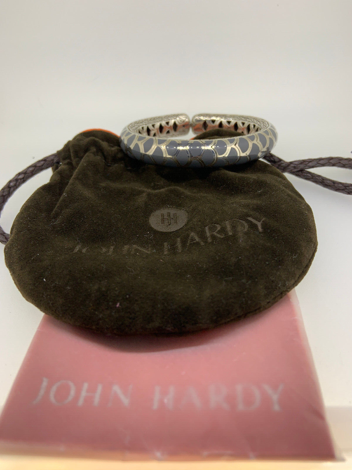 Vintage John Hardy Sterling silver dragon Gray Scales… - Gem