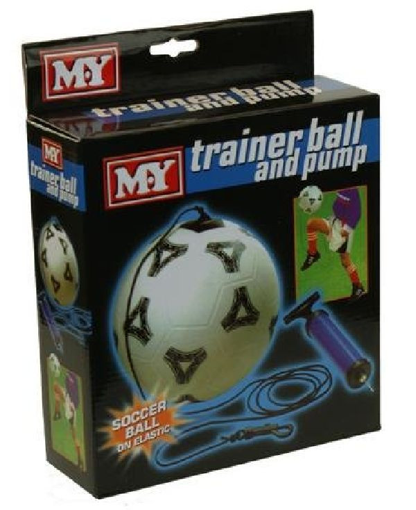 Football Skills Training Set Practise Keep Ups Size 5 Ball On Elastic ...