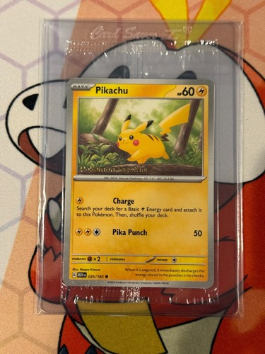 Pokemon TCG 151 Pikachu Pokemon Together Promo Sealed 025/165 | eBay