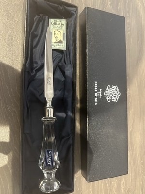Vintage Stuart Crystal Letter Opener – Original Box – Made in Great ...