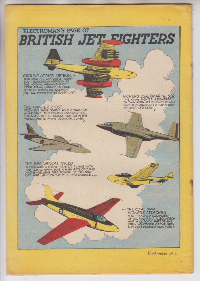 ELECTROMAN COMICS # 6 SCION KING-GANTEAUME PENCE UK 1952 | eBay UK