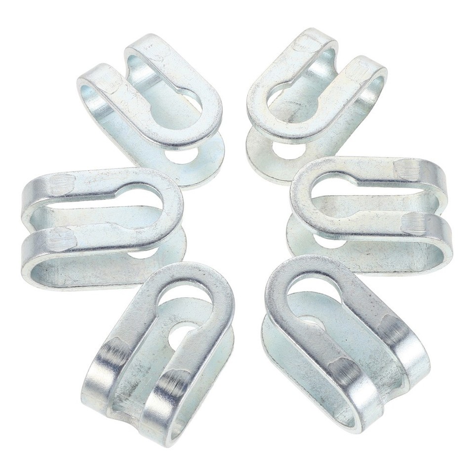 6 Pcs Iron U Clamps Gym Cable Accessories Fitness Equipment Spare Parts ...