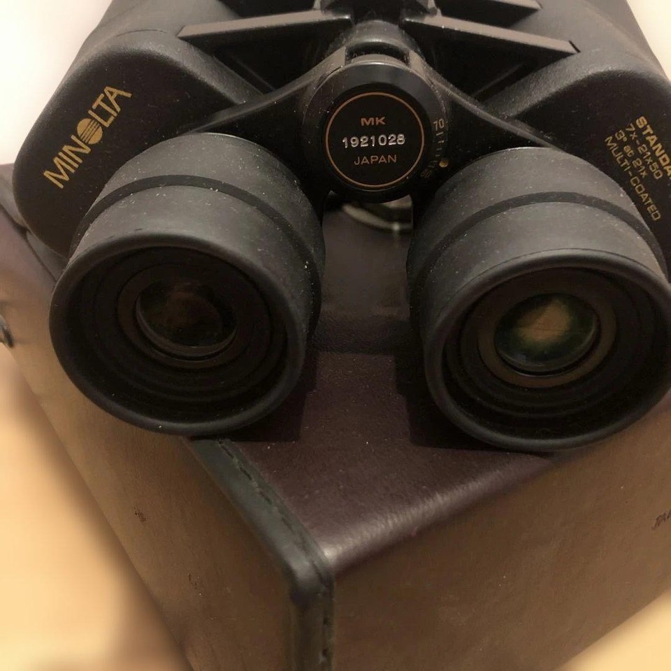 Minolta 7-21x50 Zoom Binoculars with Case Vintage Used | eBay