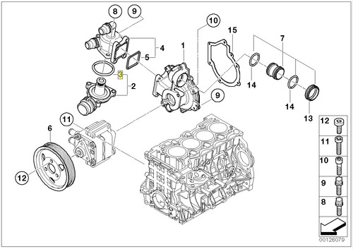 BMW N40 N42 N46 N45 Engine Thermostat Gasket Seal Anello 11517514943 ...
