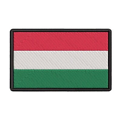 HUNGARY FLAG PATCH HUNGARIAN embroidered iron-on BADGE TRAVEL SOUVENIR EUROPE | eBay