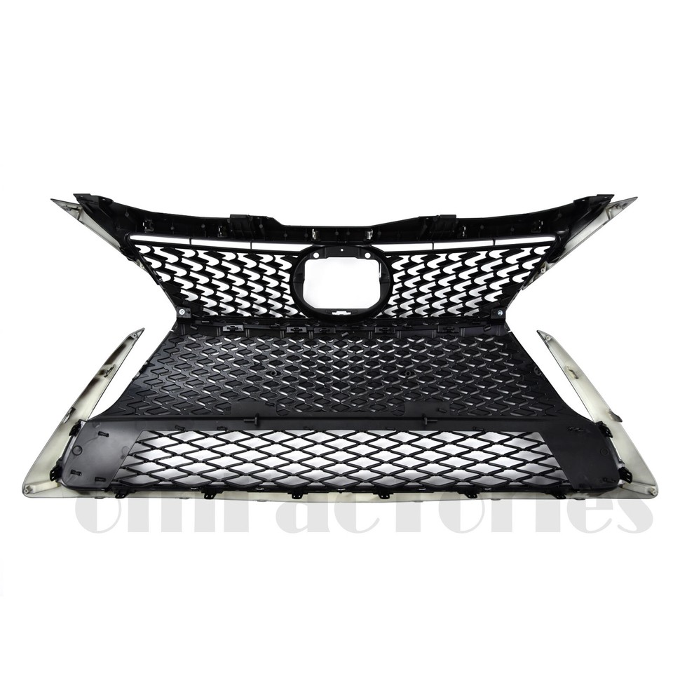 2014-2017 Lexus CT200H Front Grille W/Trim Molding Gloss Black Set OEM ...