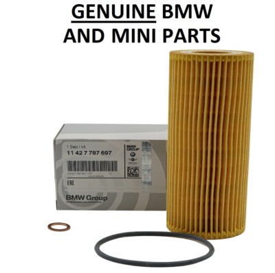 GENUINE BMW Oil Filter Element Set 11427787697. 1 3 5 7 Series X3, E90 ...