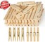 🔥Super Strong Wooden Pegs Clothes Washing Line Laundry Clip Grip Pine ...
