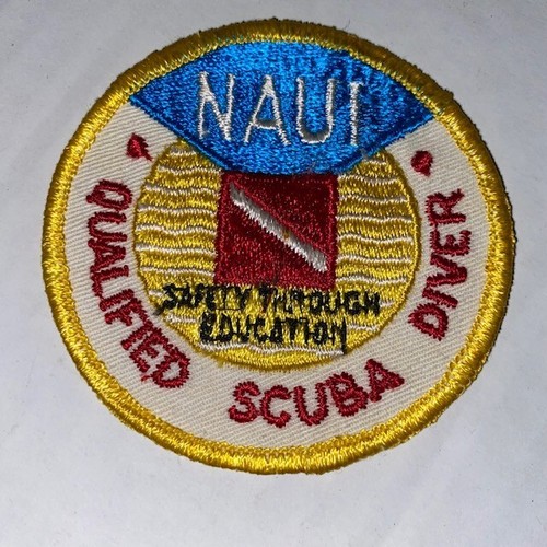 Vintage Patch - Scuba Diving - NAUI - Qualified Scuba Diver - Embroidered - 3" | eBay
