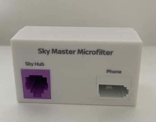 NewSky ORIGINAL Master Microfilter Sky hub RJ11 phone Broadband ADSL ...
