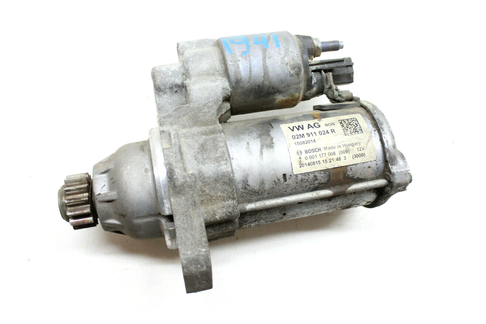 2015 VW JETTA BEETLE PASSAT 1.8 ENGINE STARTER MOTOR 02M 911 024 R OEM ...
