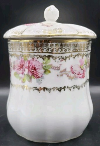 ANTIQUE CS PRUSSIA PORCELAIN Condensed Milk Jar Holder c.1881-1918 ...