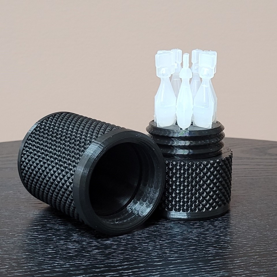 Eye Drop Vials Holder & Storage Case - Securely Store Seven (7) Single ...