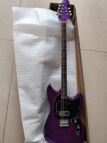 Factory Customized High Quality Electric Guitar 8 Strings Purple Right ...