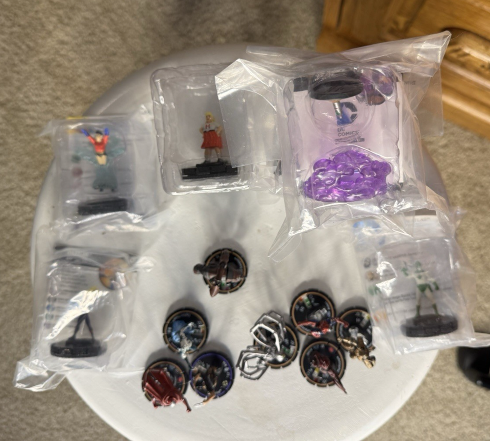 HEROCLIX Heros Lot of 16 HEROCLIX and Demo Deck Rules Cards at a great ...
