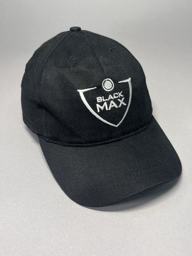 Taylormade Maxfli Black Max Hat Cap Black Vintage Cotton Strap Back | eBay