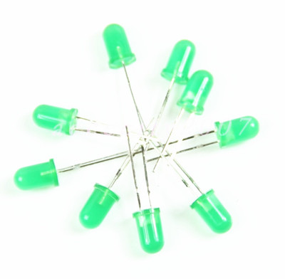 100Pcs LED F5 5MM GREEN COLOR GREEN LIGHT Super Bright Bulb Lamp NEW | eBay