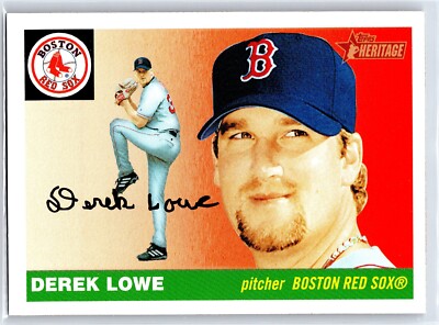 DEREK LOWE 2004 Topps Heritage Boston Red Sox Baseball Card #122 | eBay