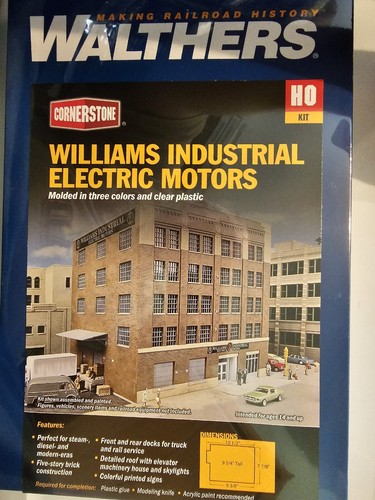 Walthers 933-3788 HO Williams Industrial Electric Motors Building Kit ...