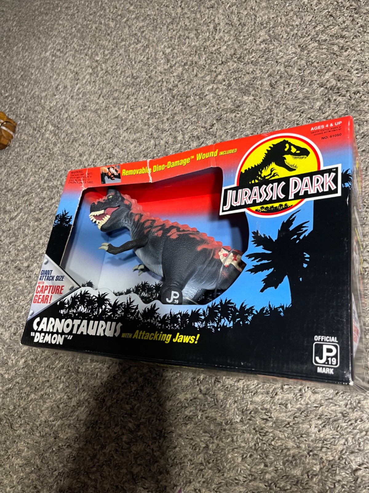 1994 Kenner Jurassic Park Series 2 Carnotaurus Demon Jp19 Dino Damage ...