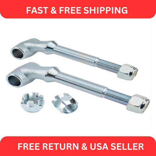 Front Solid Axle Leaf Spring Perches with OE Style Tapered Nuts | eBay
