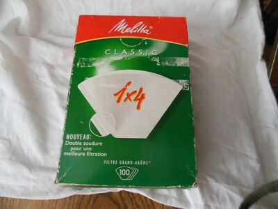 Melitta Classic Filter Papers 1x4 100 Pack 4006508122134 | eBay