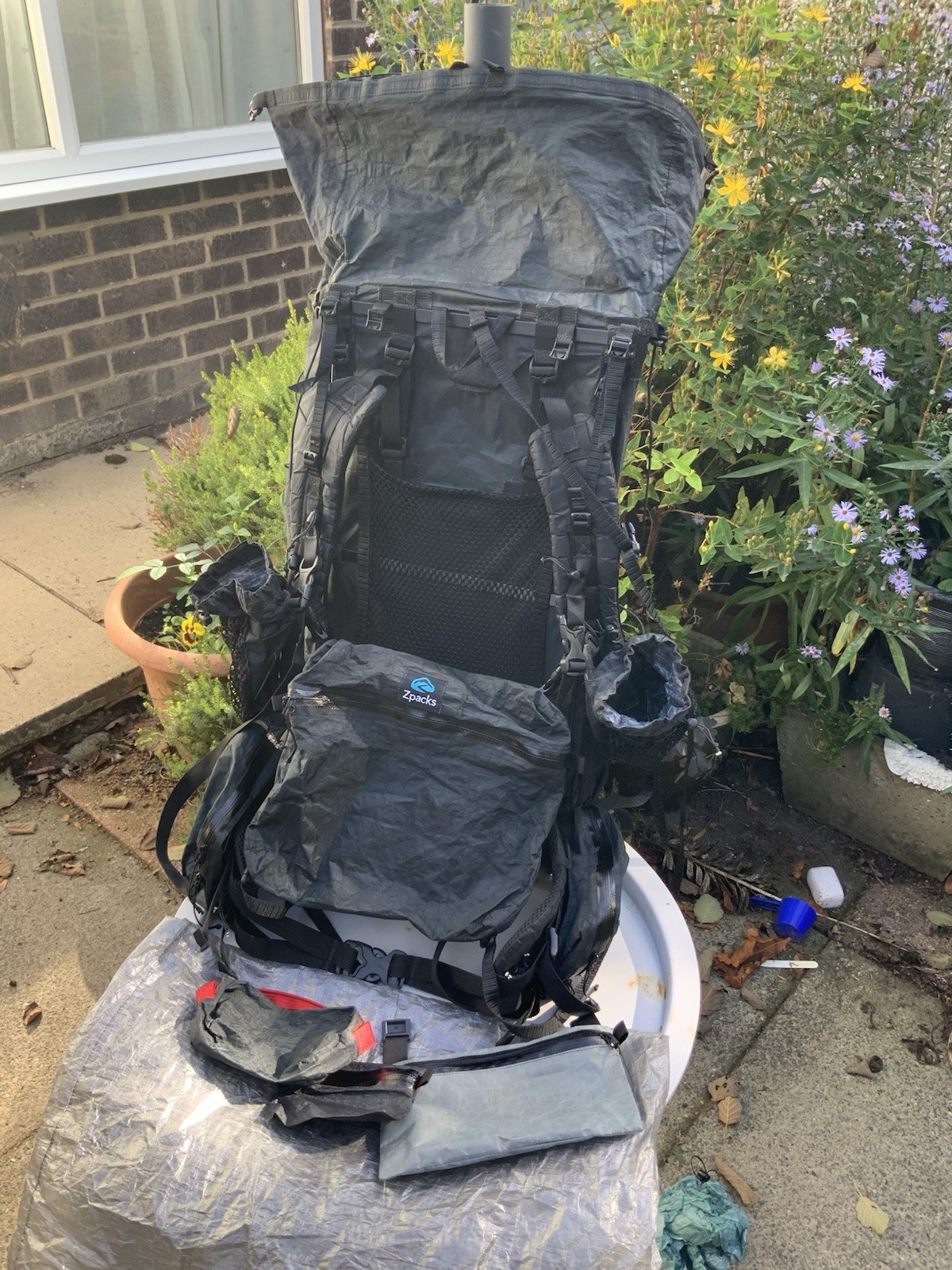 Zpack Back Pack Hiking Camping Light Weight Backpack with Accessories ...