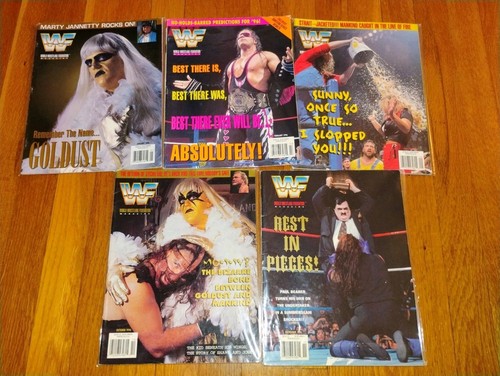 1996 WWF Wrestling Magazine Issues (5) Original Owner Great Shape WWE ...