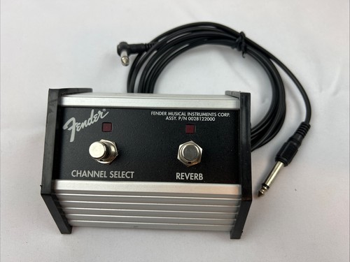 Fender 2-Button Footswitch Pedal --- Channel Select & Reverb | eBay